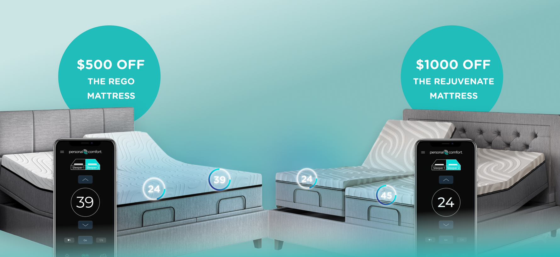 Personal Comfort | Top Rated Adjustable Smart Bed